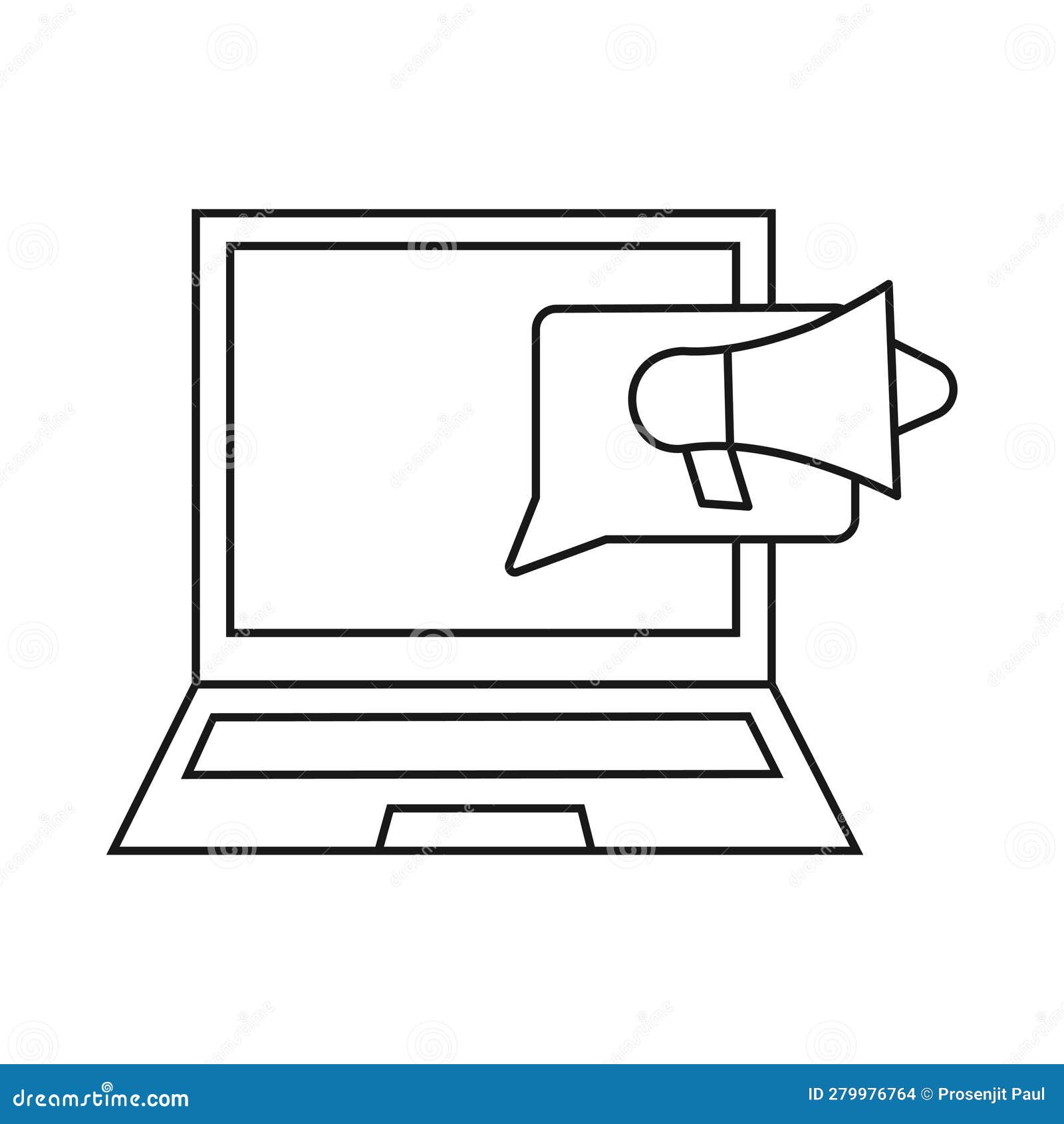 Computer, Laptop, Mic, Speaker, Ads, Announcement, Computer Ads Icon ...