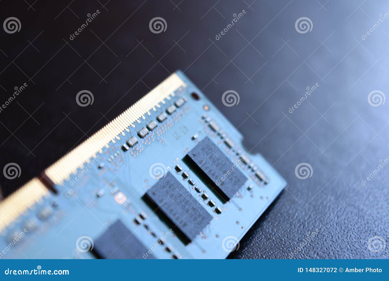 Computer Laptop PC Memory RAM DDR Stock Photo - Image of transistor ...