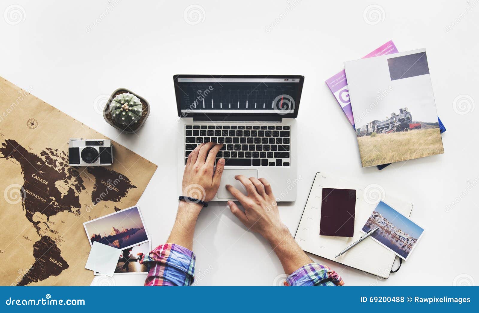 Computer Laptop Research Working Desk Concept Stock Photo - Image of ...