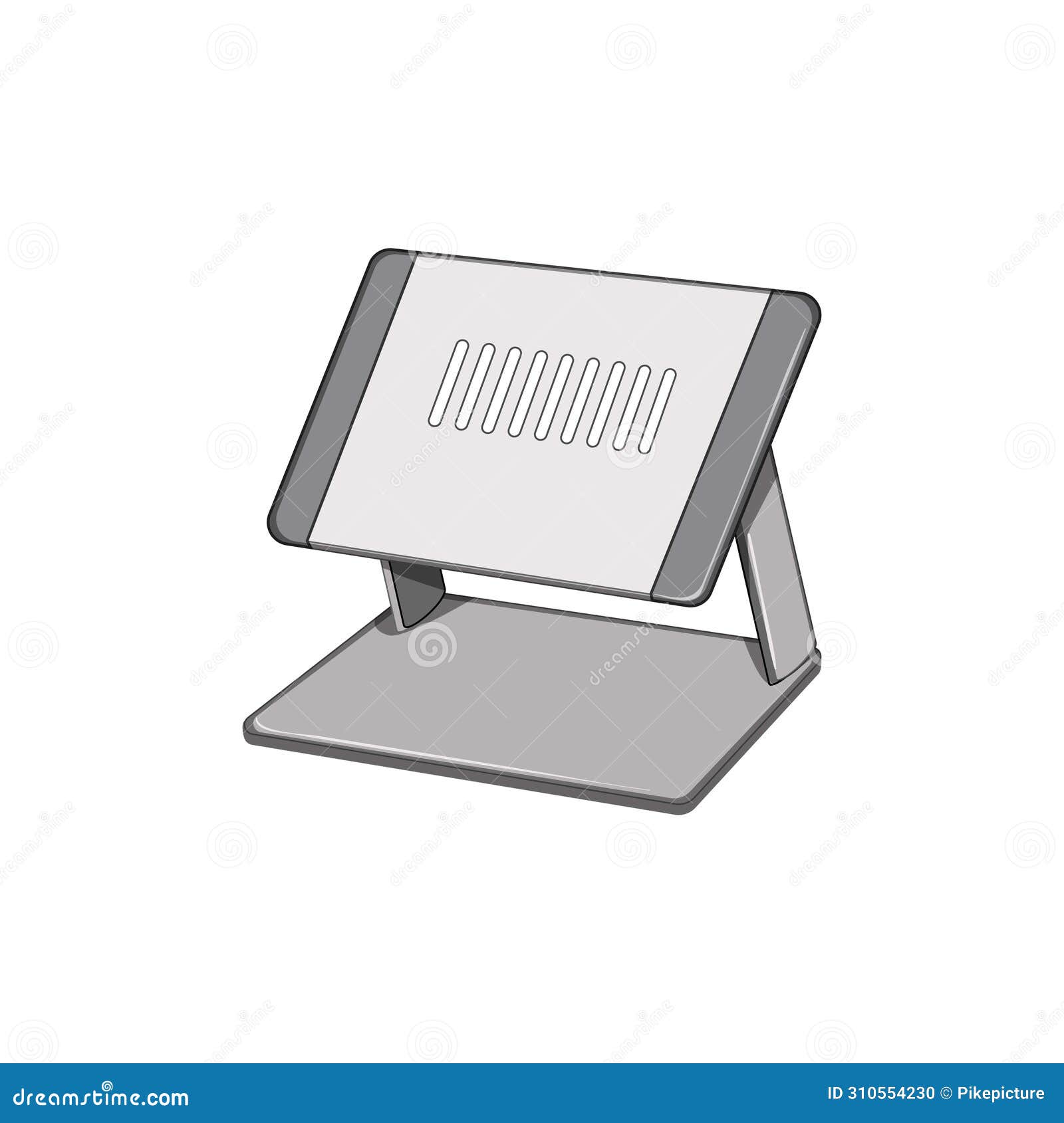 Laptop Stand Icon Simple Vector. Table Sit | CartoonDealer.com #281687077