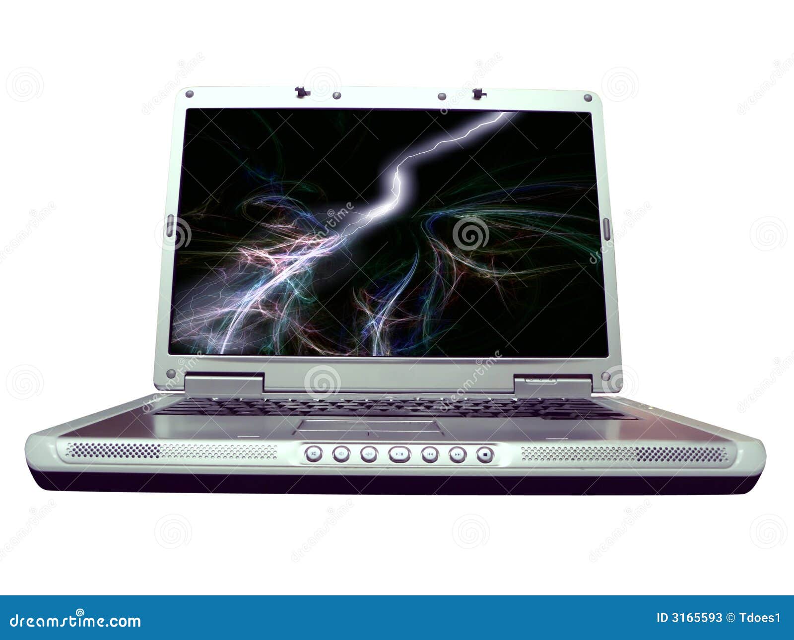Computer - Laptop Water Ripple Stock Image - Image of white, computing ...