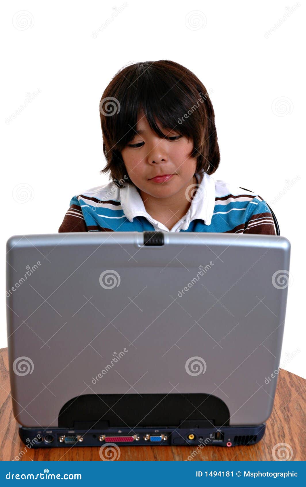 Computer Learning stock image. Image of child, happy, young - 1494181