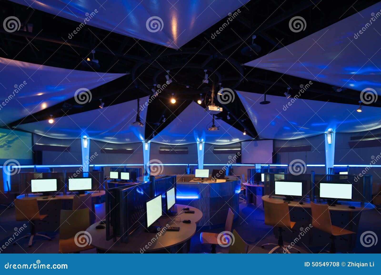 Computer learning center stock photo. Image of working - 50549708