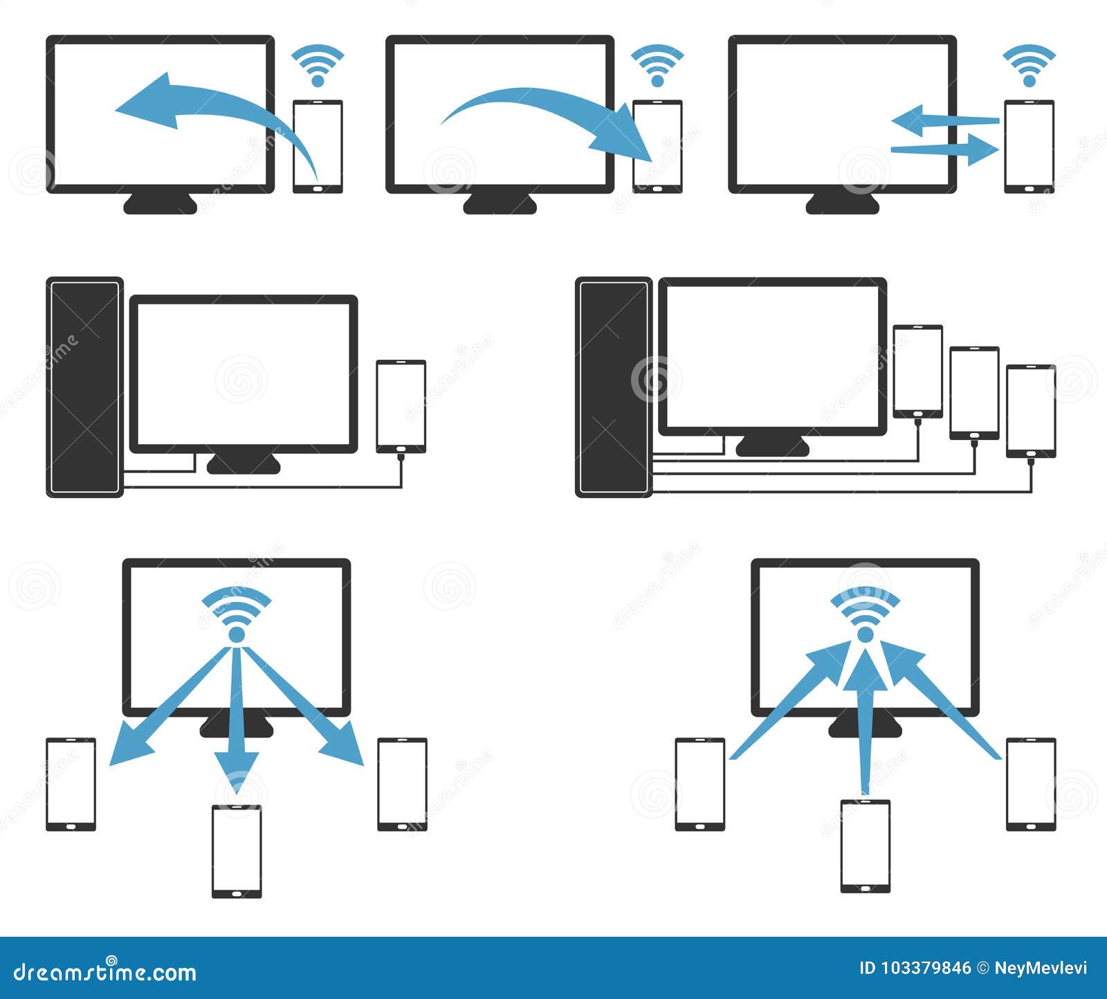 Computer,leptop,notebook To Handphone with Wireless and Cable Stock ...