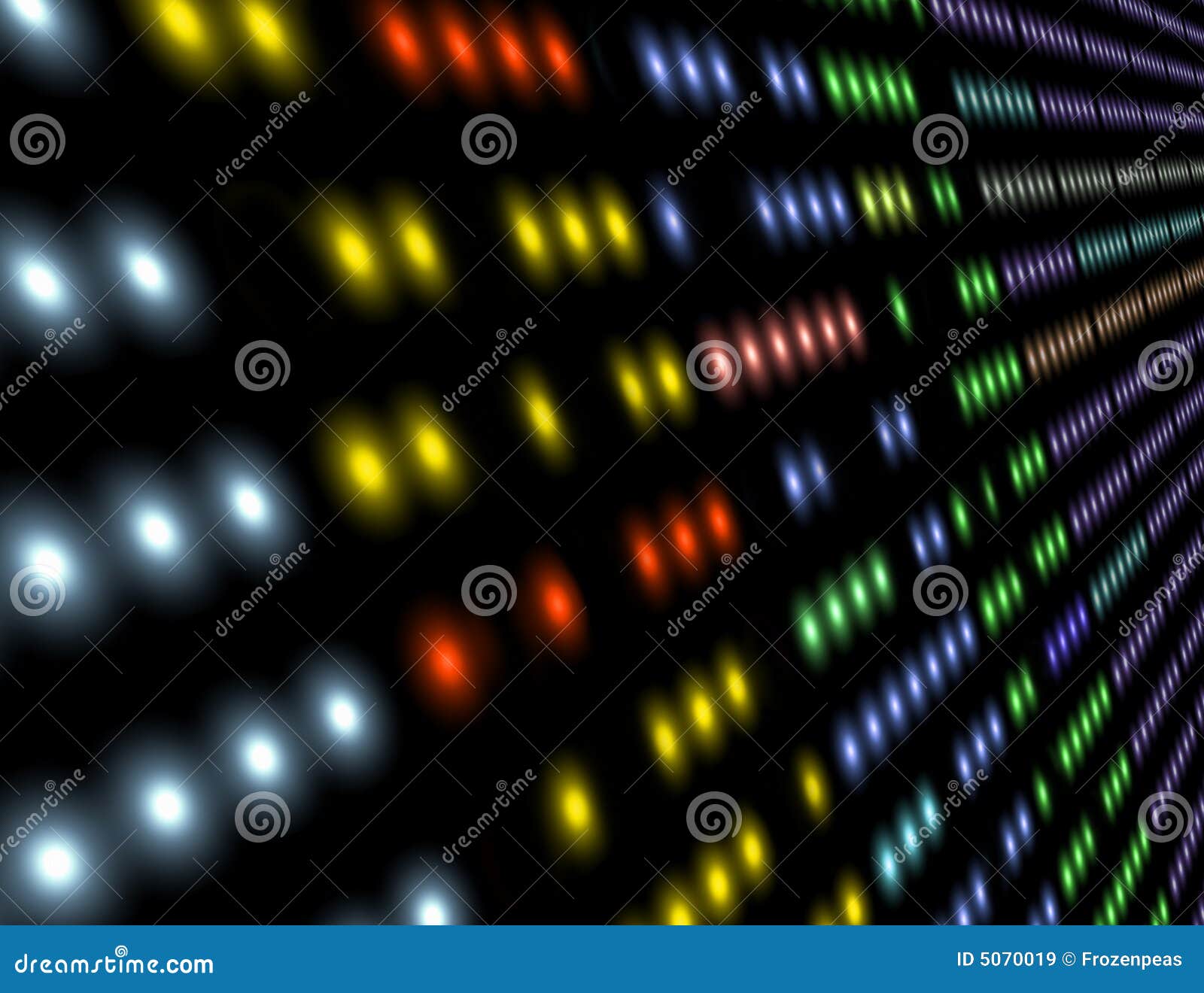 Computer Lights Illustration. Stock Illustration - Illustration of ...