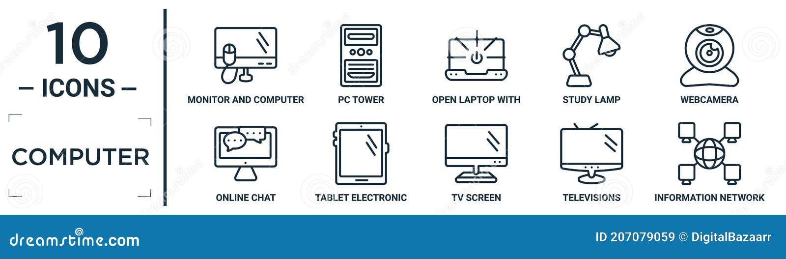Linear Big Sun Shining Icon From Astronomy Outline Collection. Thin ...