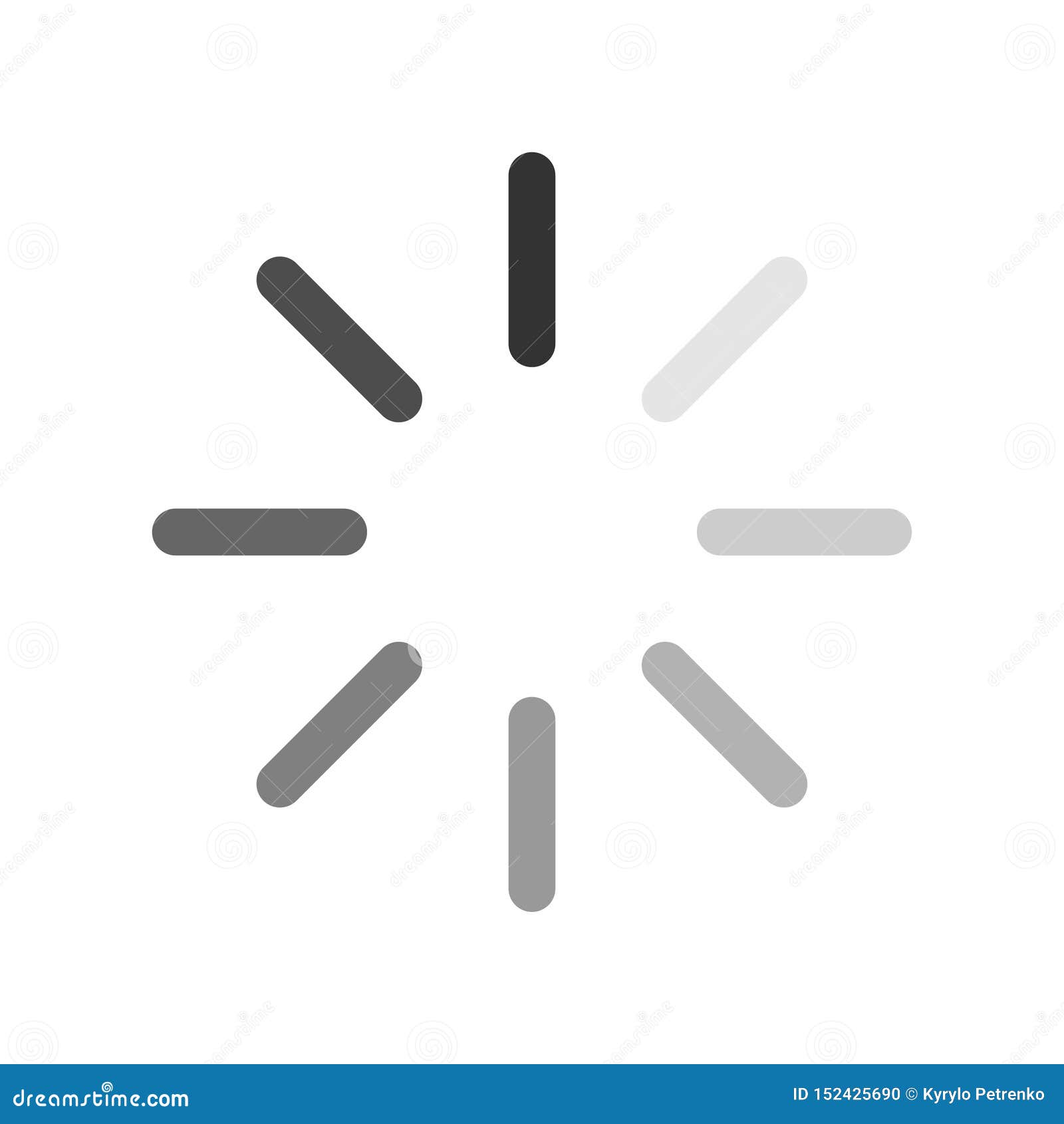 Loading Icon Isolated On Transparent Background. Progress Bar Icon ...