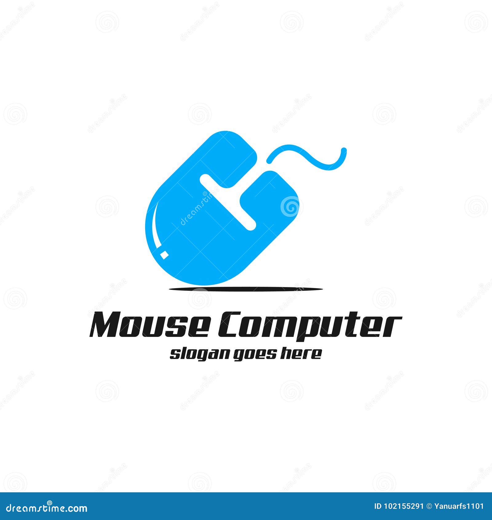 Mouse Computer Logo art stock illustration. Illustration of graphic ...