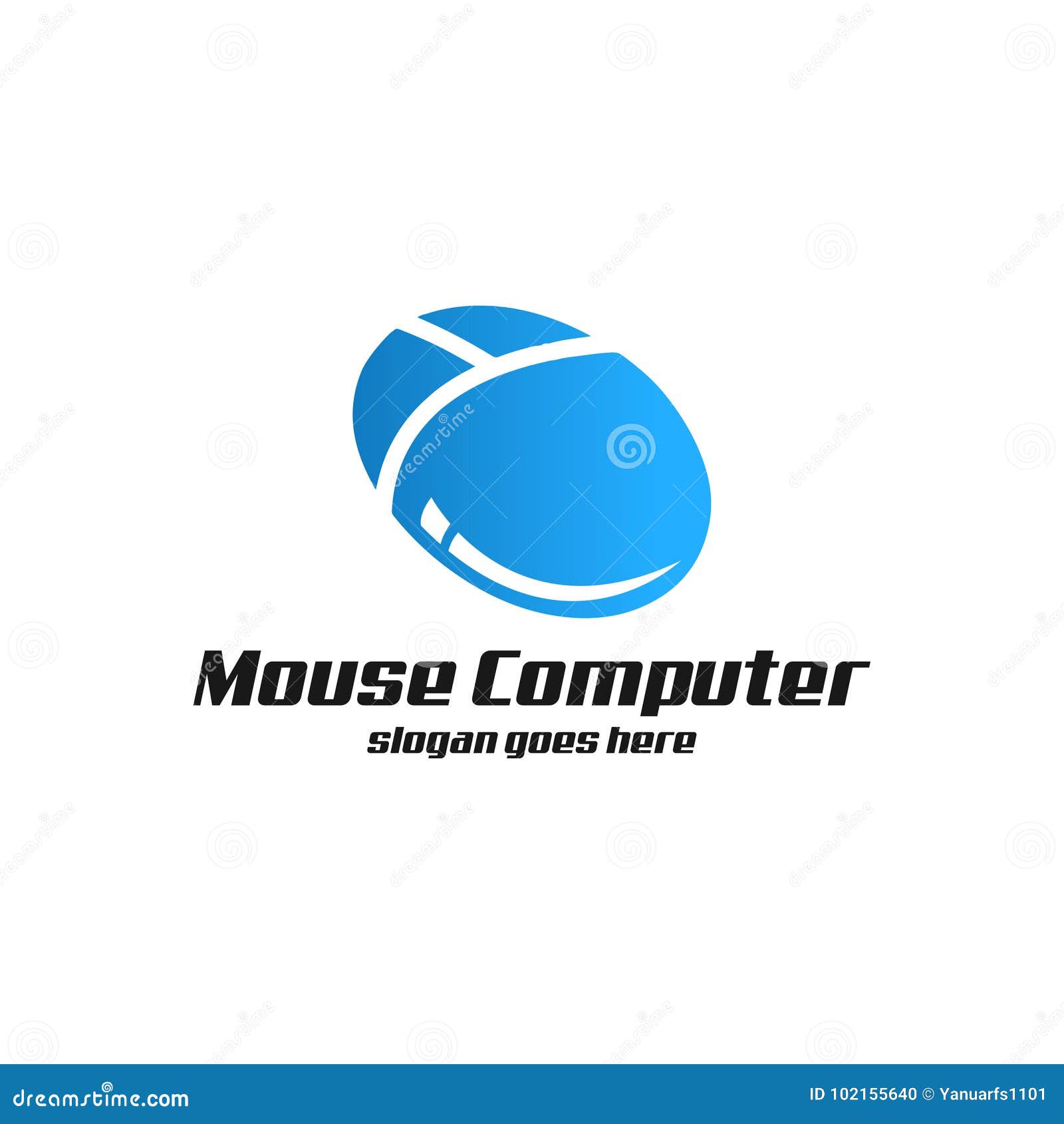 Mouse Computer Logo art stock illustration. Illustration of panel ...