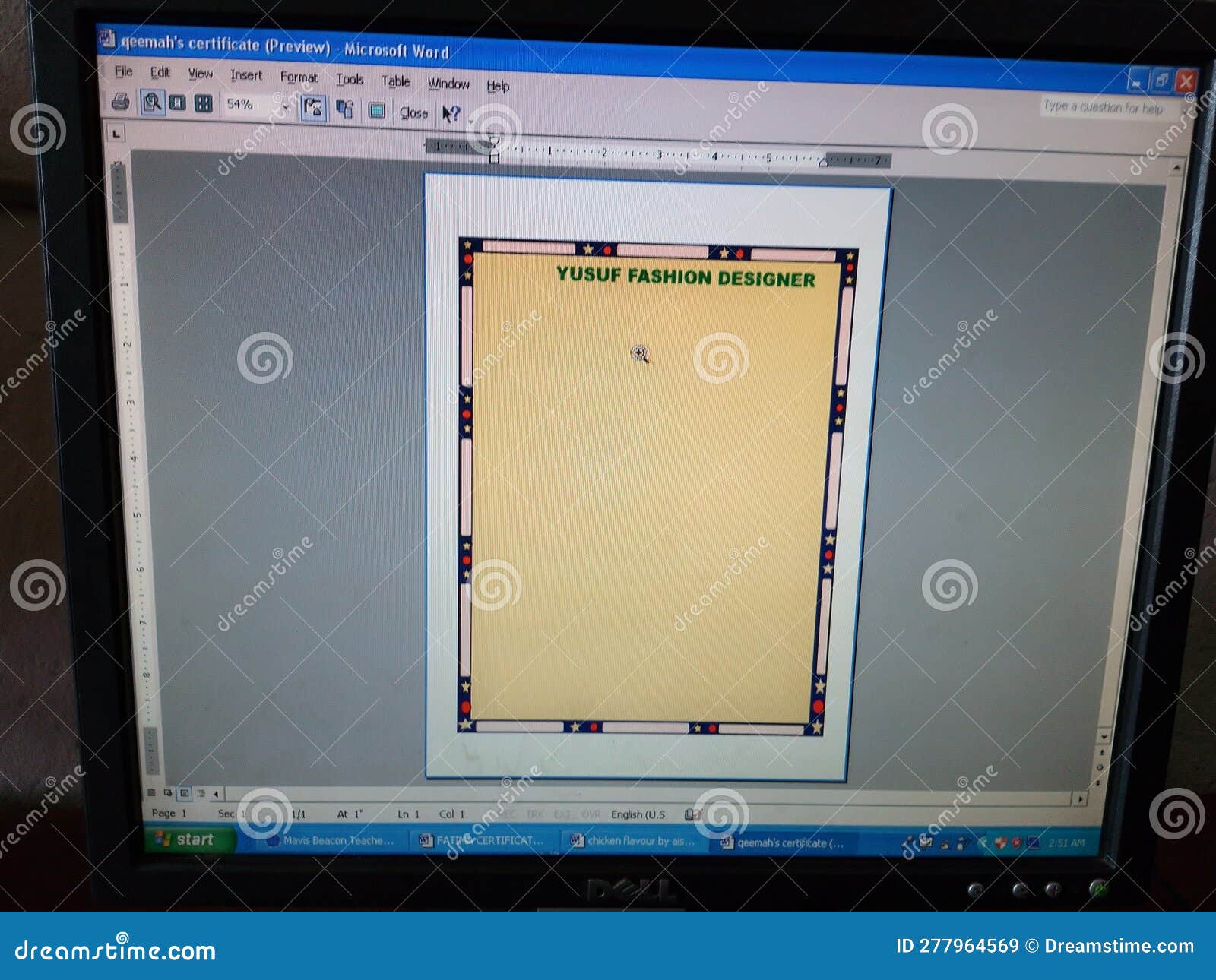 It is a Computer Made Design and it is Design by Computer Research for ...