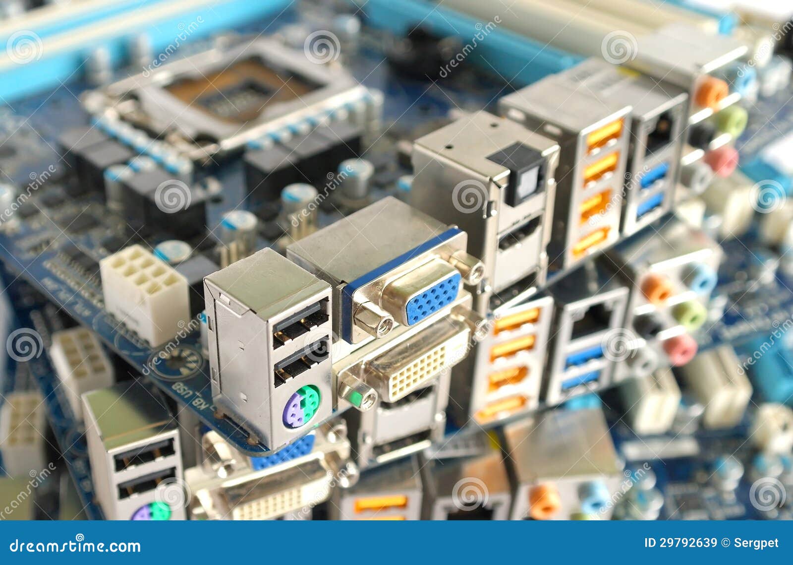 Computer main boards stock image. Image of mainboard - 29792639