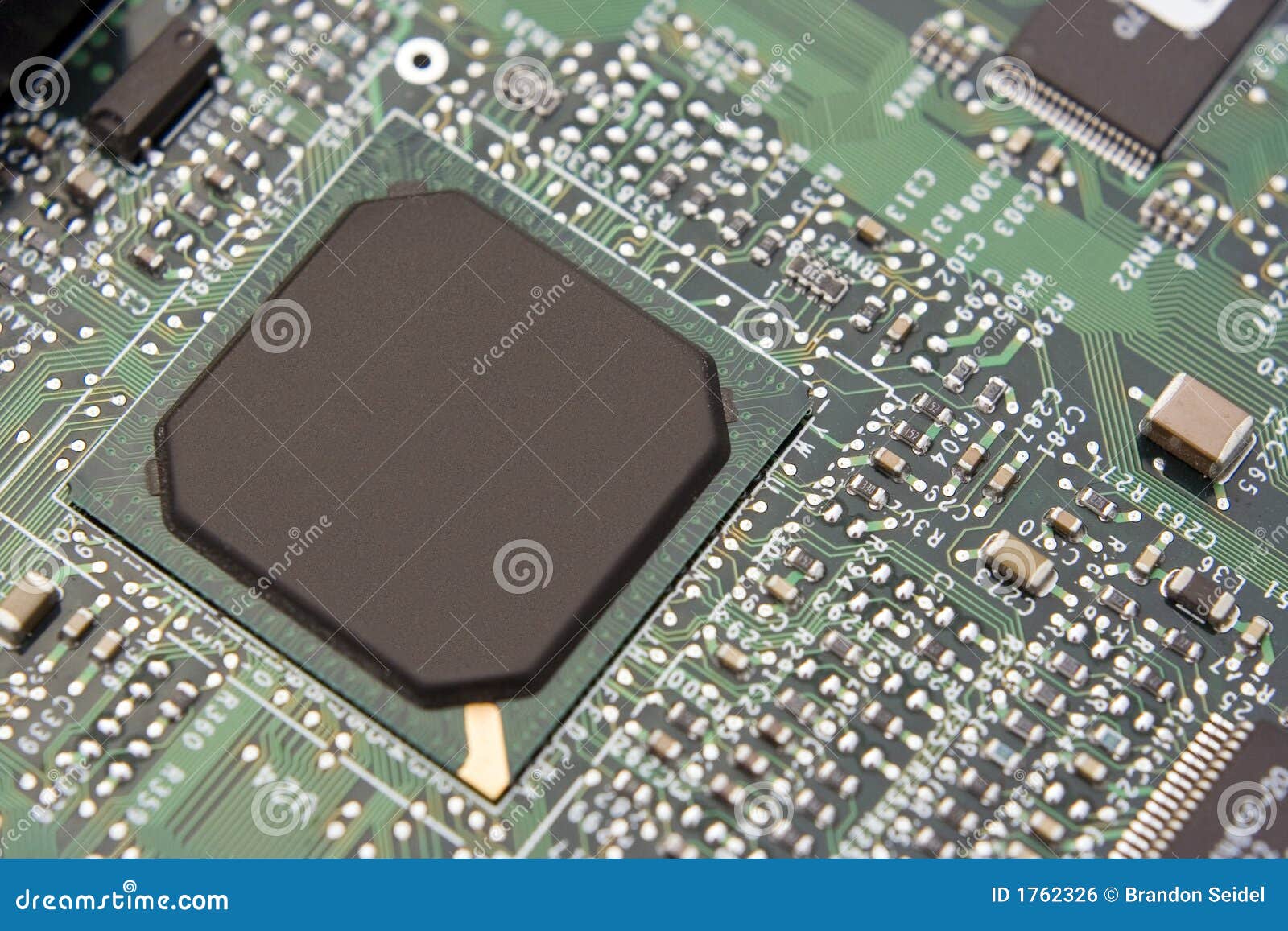 Computer Mainboard stock photo. Image of connections, mother - 1762326