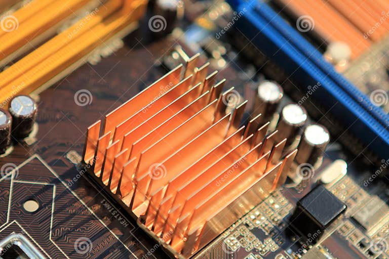 Computer Mainboard stock photo. Image of engineering - 34211032