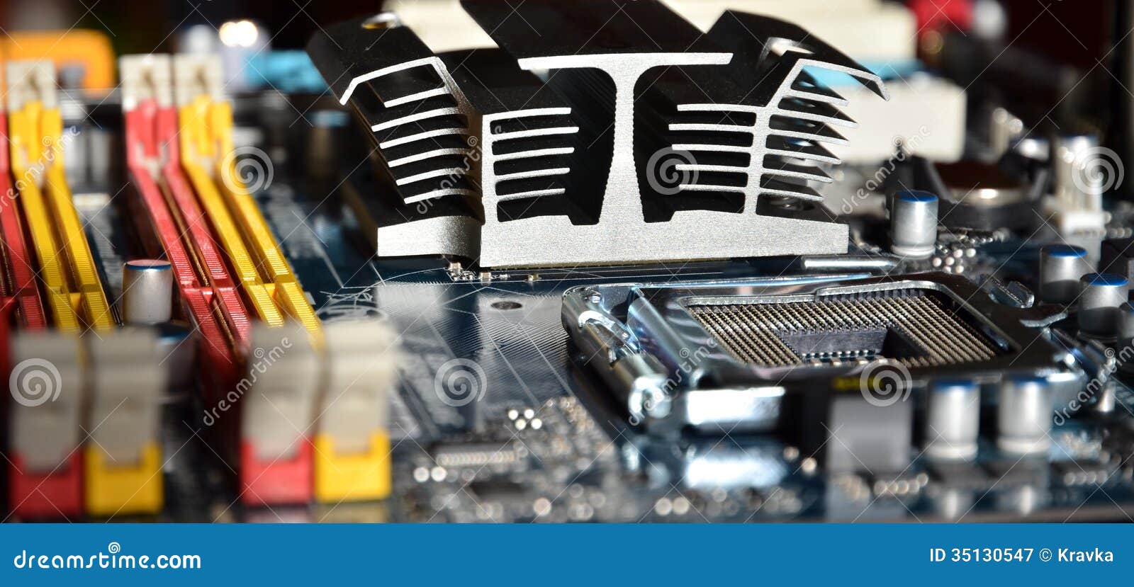 Computer mainboard detail stock image. Image of cooler - 35130547 Computer mainboard detail stock image. Image of cooler - 35130547