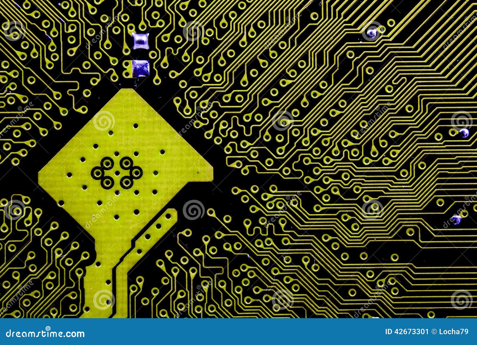 Computer mainboard stock illustration. Illustration of electronic ...