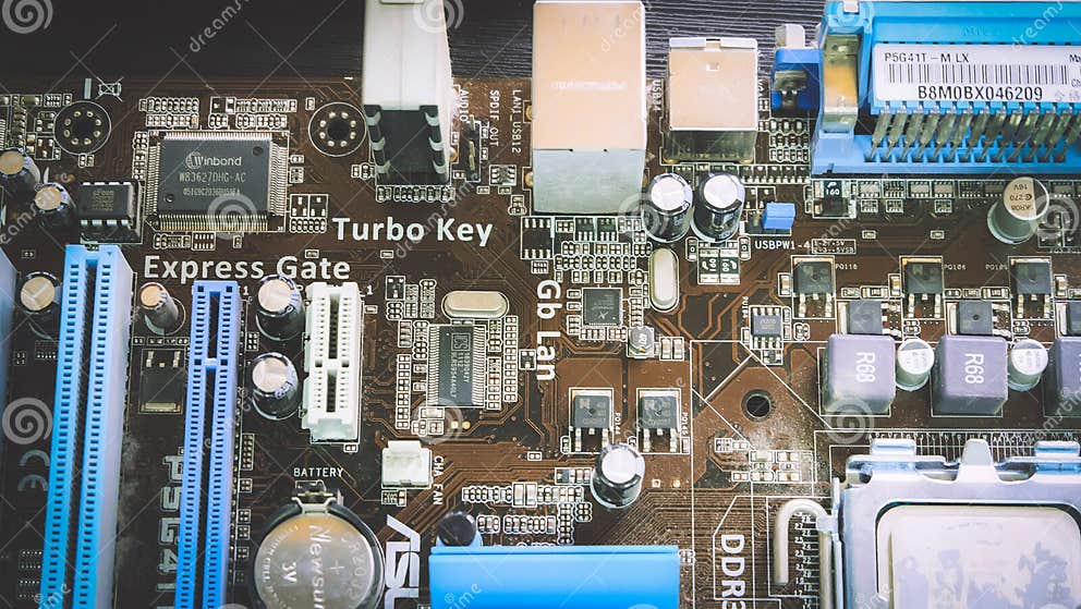 Computer Mainboard editorial image. Image of board, main - 96598080