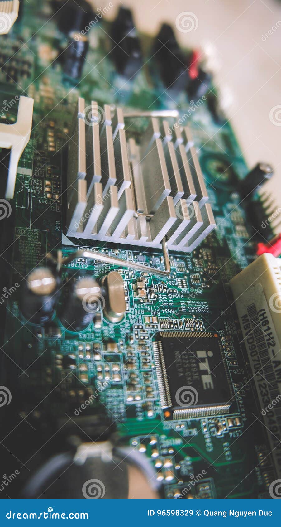Computer Mainboard editorial stock image. Image of dirty - 96598329