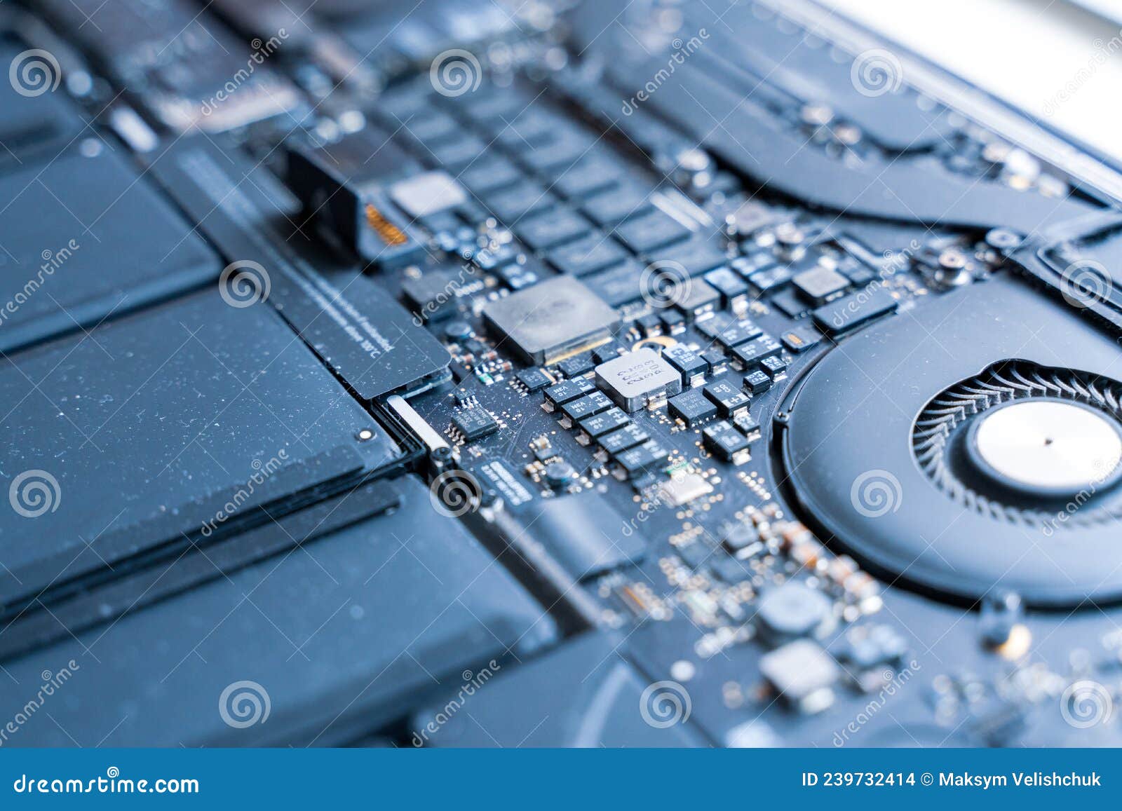 Computer Maintenance. Pc Technician Repair Service with Laptop on ...