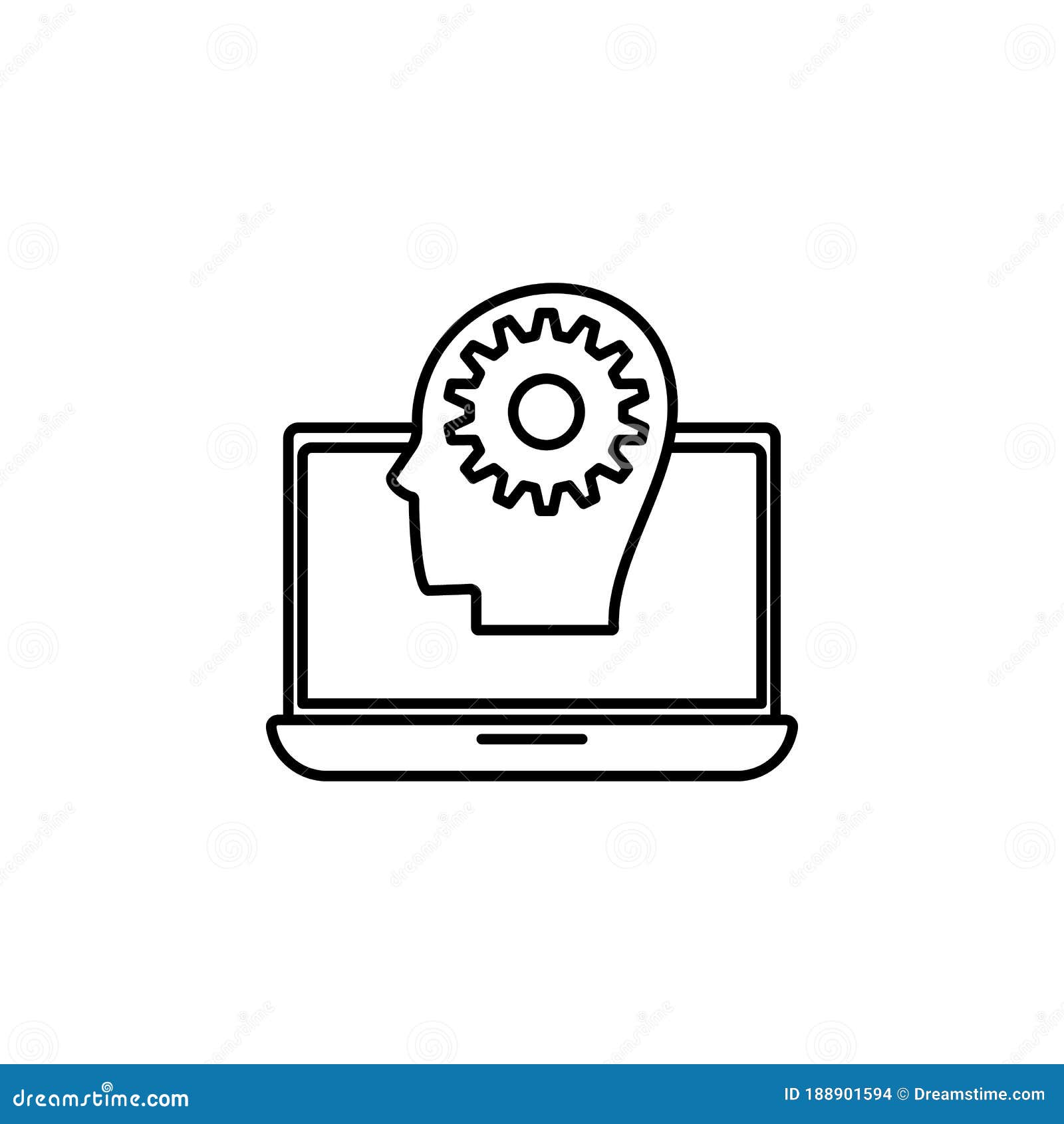 Computer Management Icon. Element of Intelligence Icon for Mobile ...