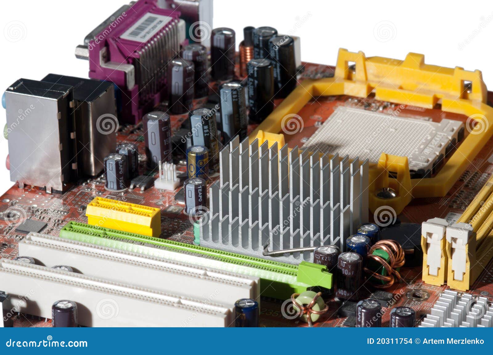 Computer matrix stock photo. Image of metal, plan, electric - 20311754