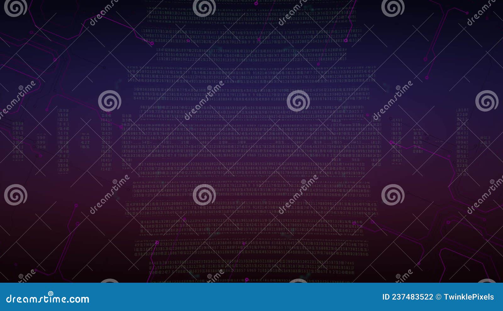 Computer Matrix with Numbers and Grid Stock Footage - Video of color ...