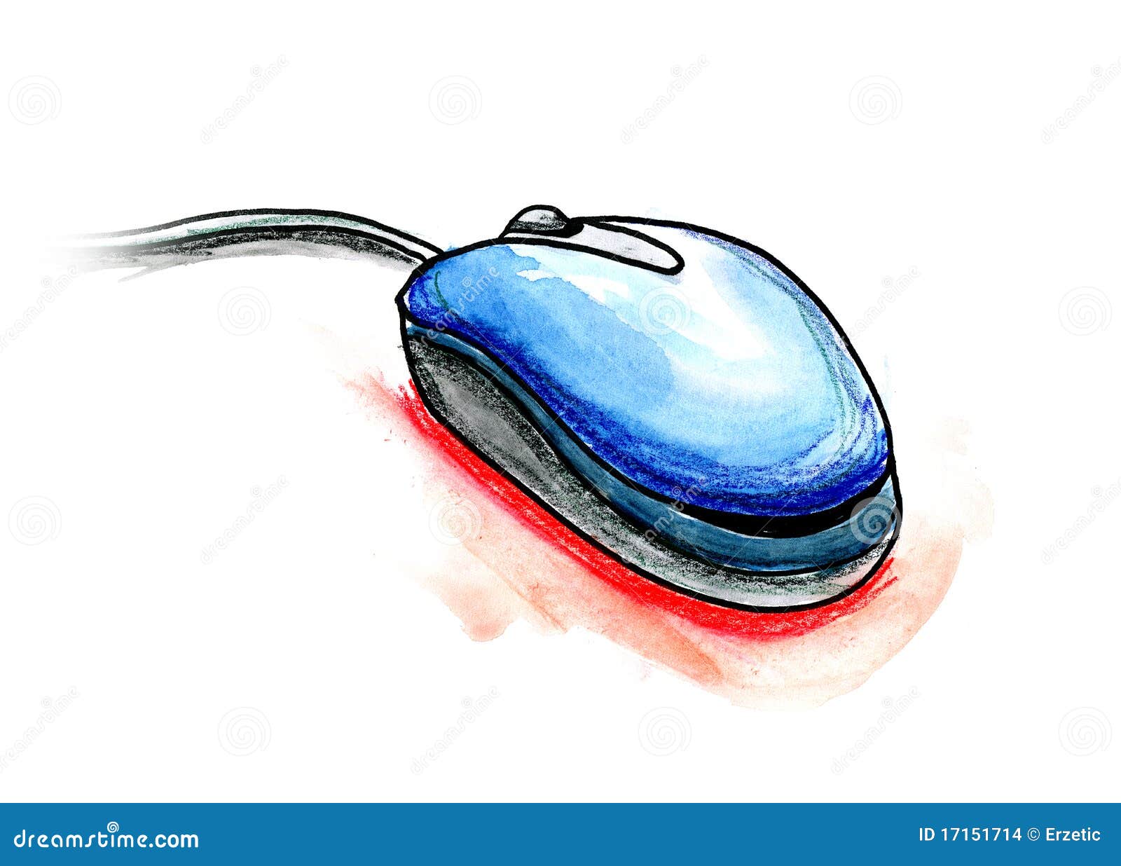 Computer-Maus stock abbildung. Illustration von peripher - 17151714