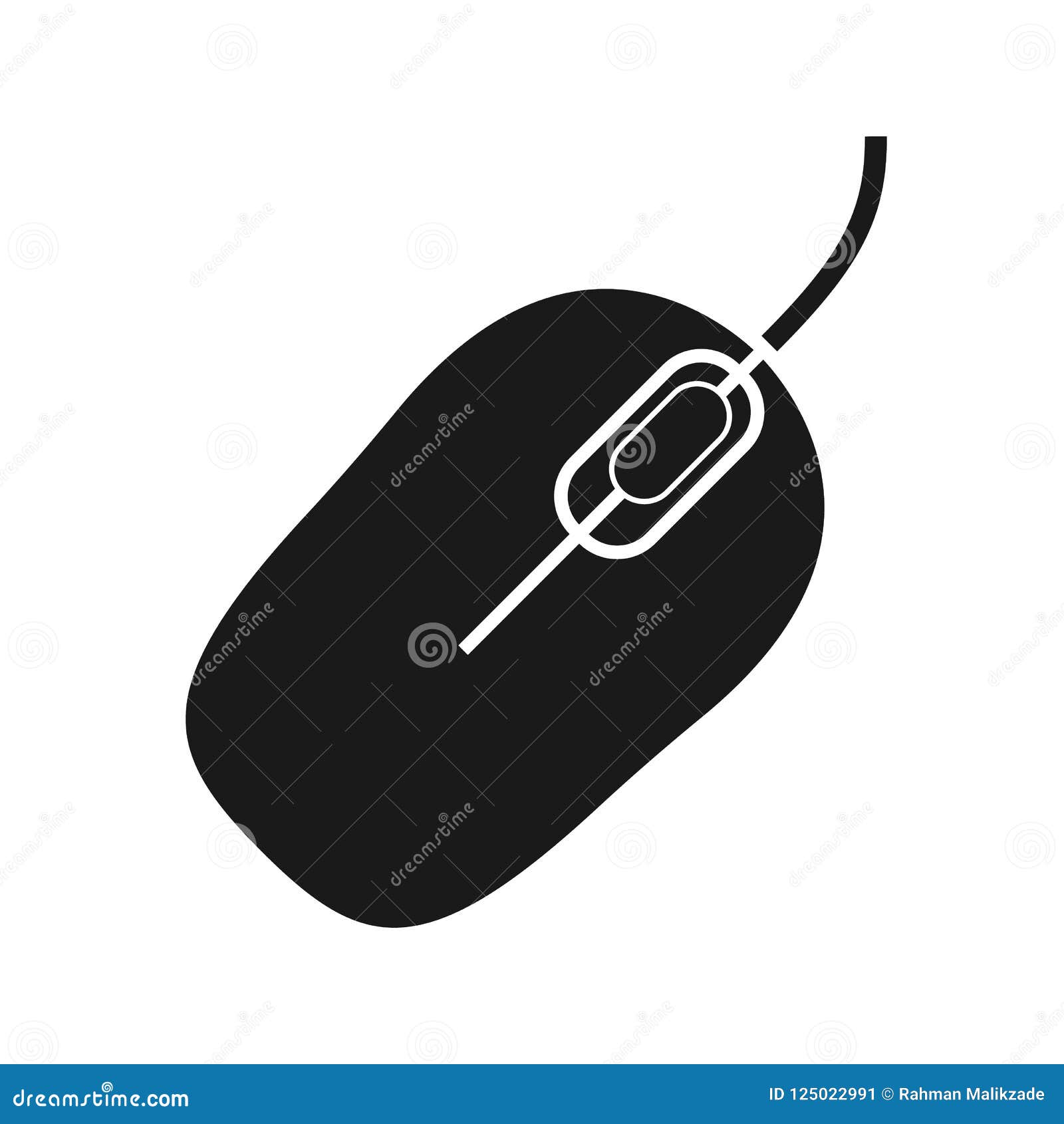 Computer Mause Icon, Flat Design Best Vector Icon Stock Vector ...