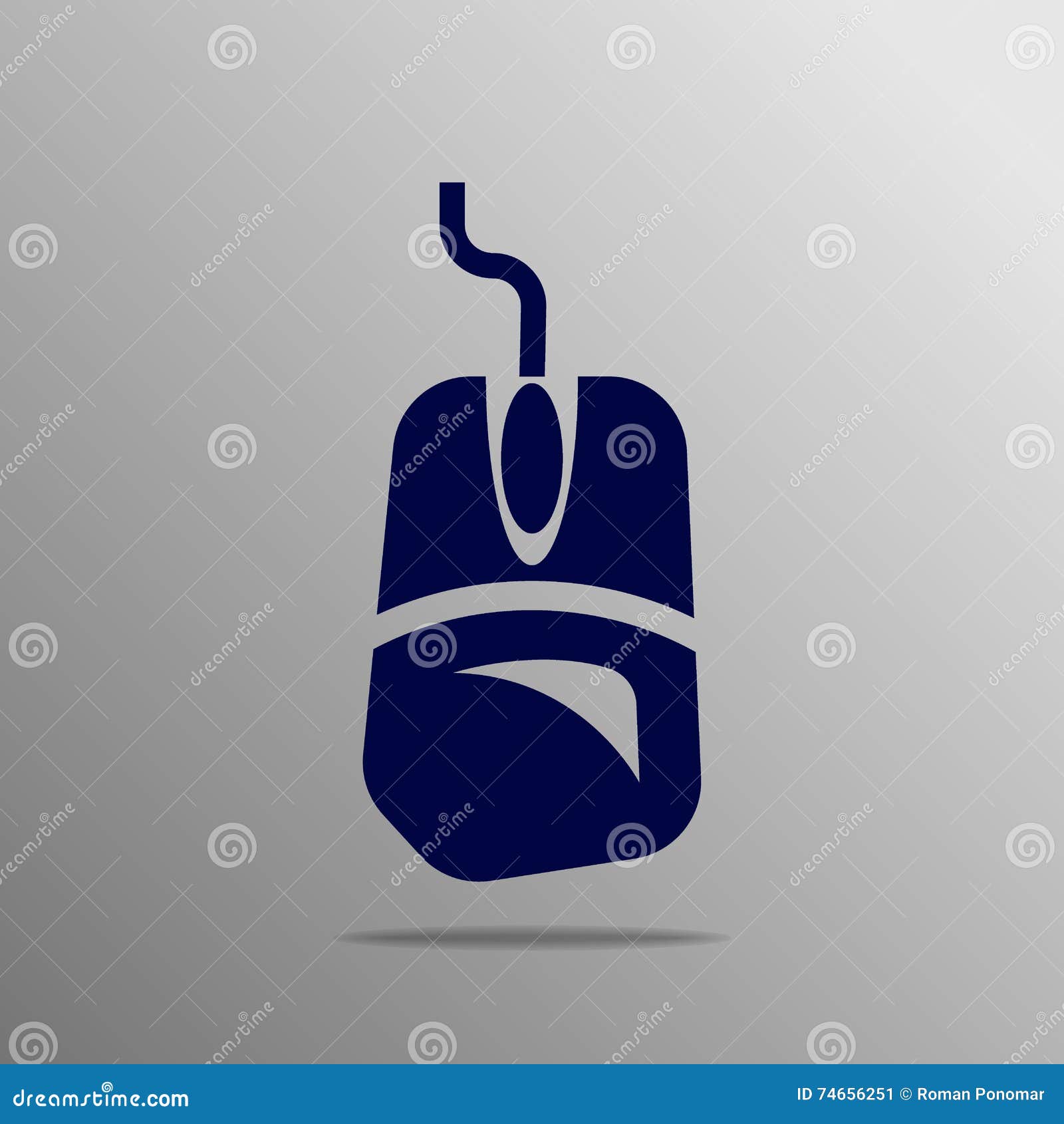 Computer mause icon stock illustration. Illustration of cursor - 74656251