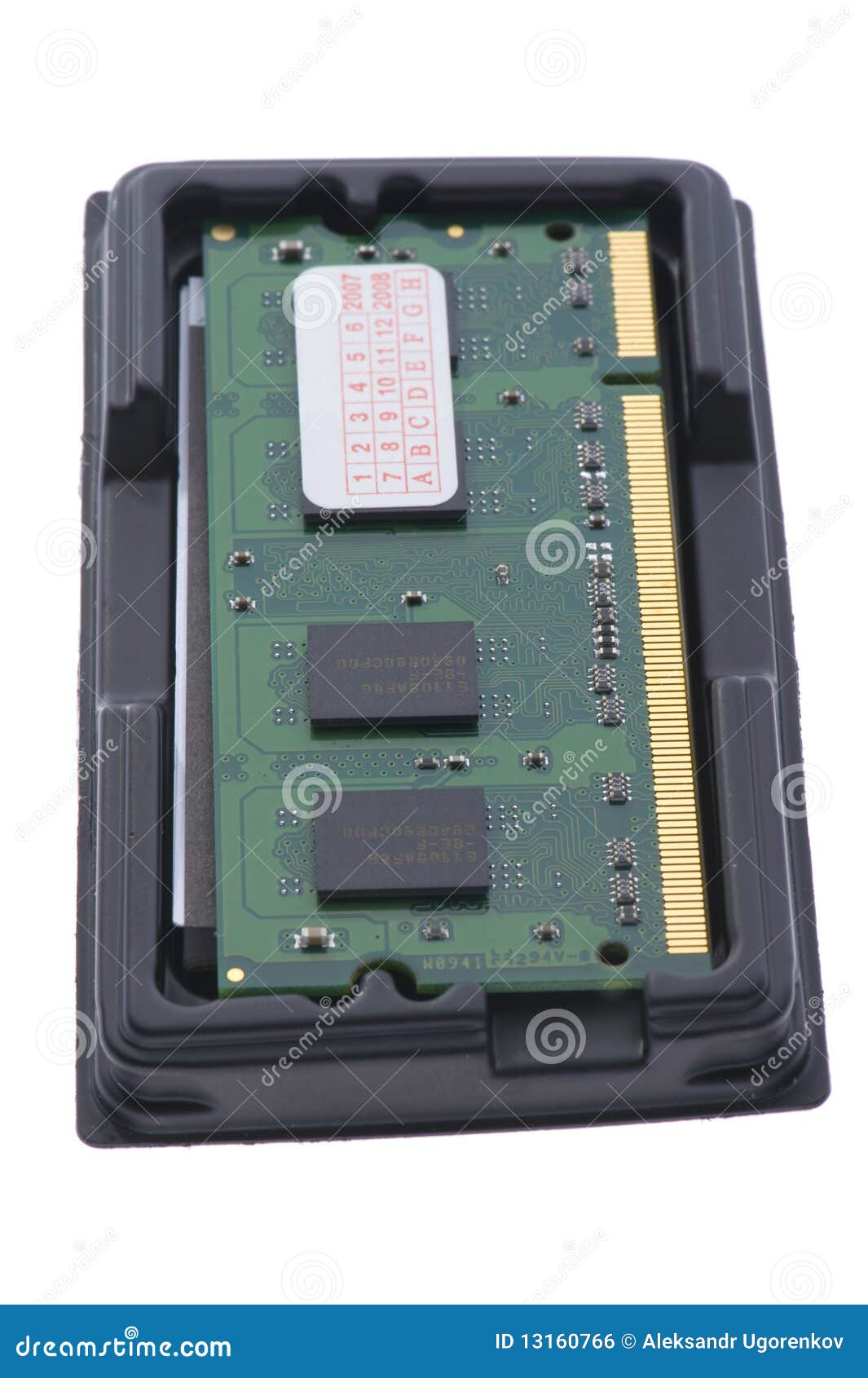 Computer memory stock photo. Image of hardware, green - 13160766