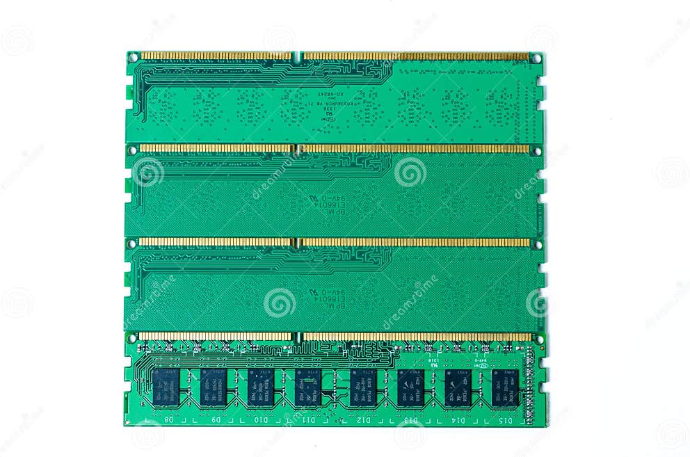 Computer Memory Card Close Up Memory Socket on Board Computer Server Stock Photo - Image of card ...
