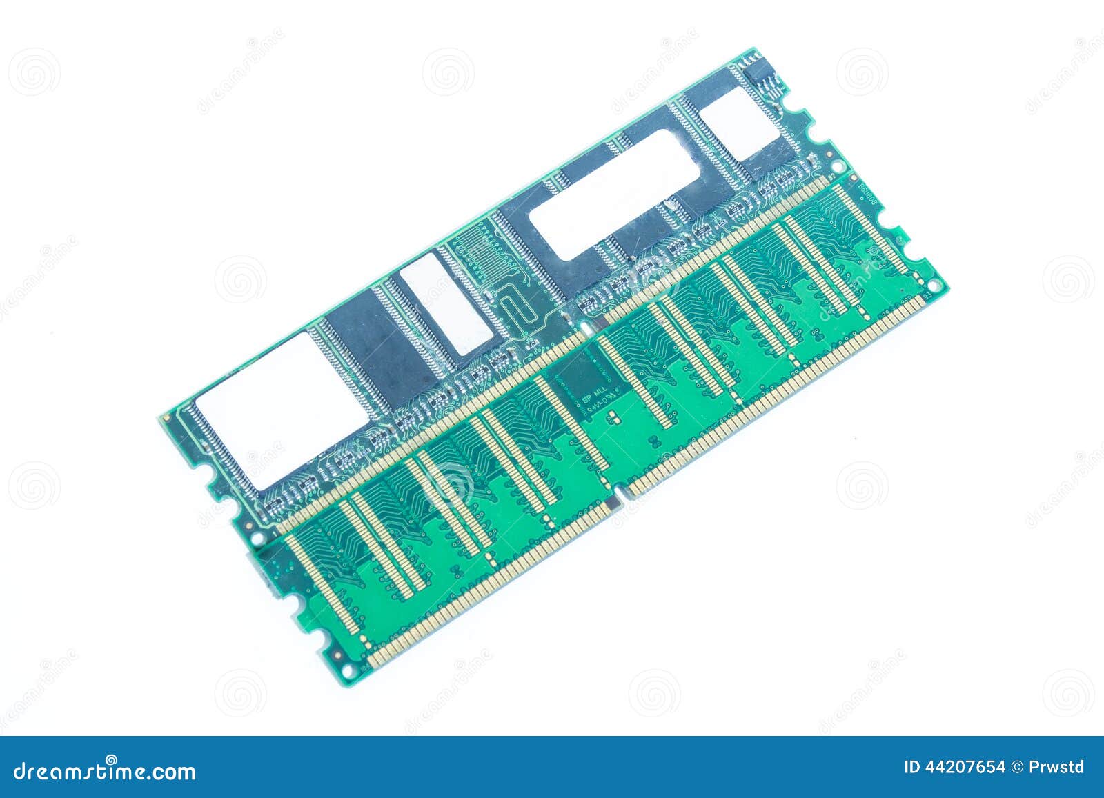 Computer memory chip, Ram stock illustration. Illustration of hand ...