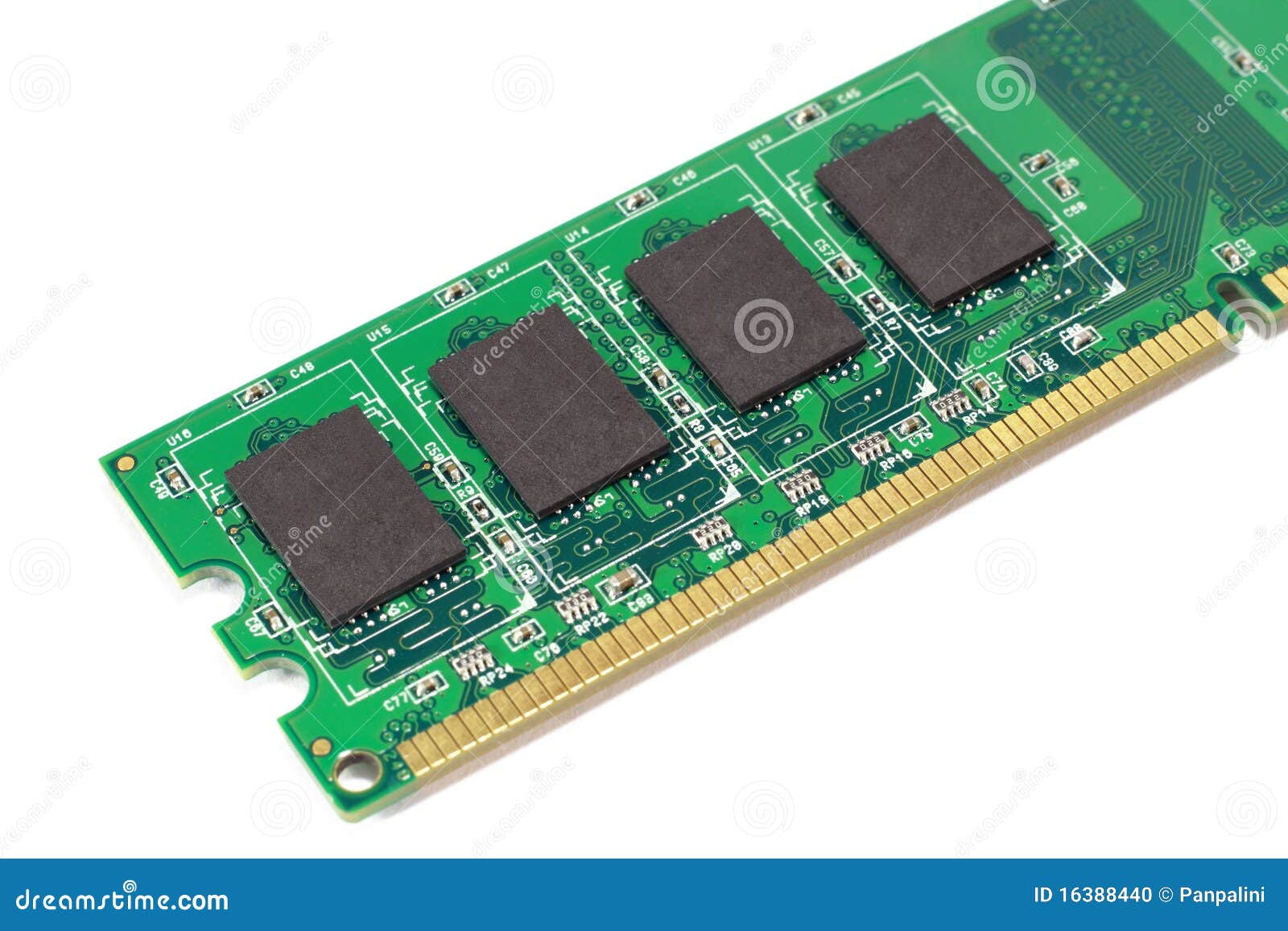 Computer memory module stock photo. Image of board, megabyte - 16388440