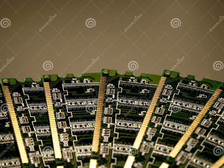 Computer memory modules IV stock image. Image of megabite - 20305