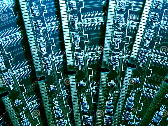 Computer memory modules VI stock photo. Image of computer - 20316