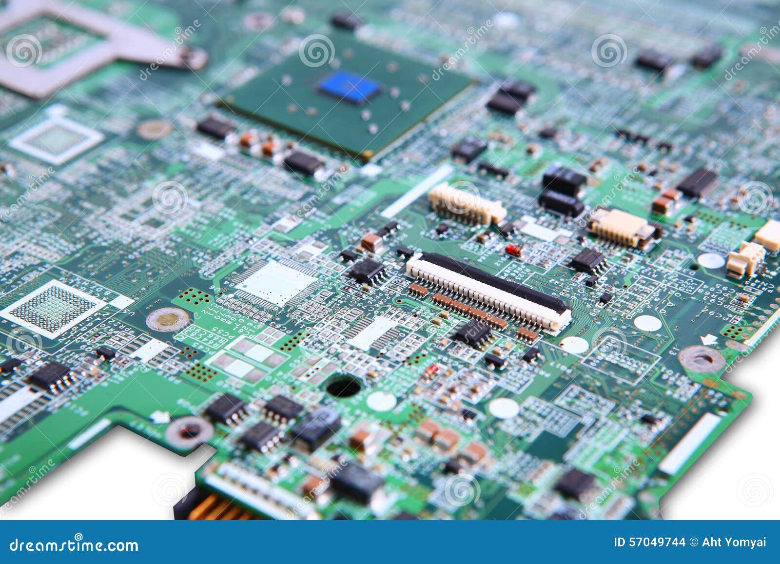 Computer Micro Circuit Board Stock Photo - Image of electric, circuit ...