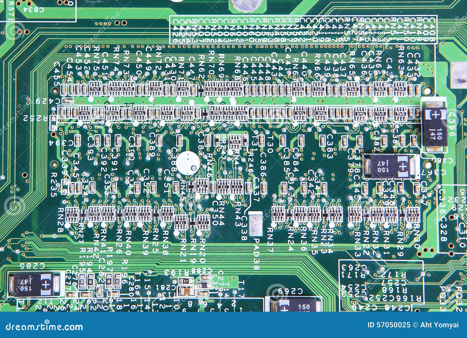 Computer Micro Chipset Circuit Royalty-Free Stock Photography ...