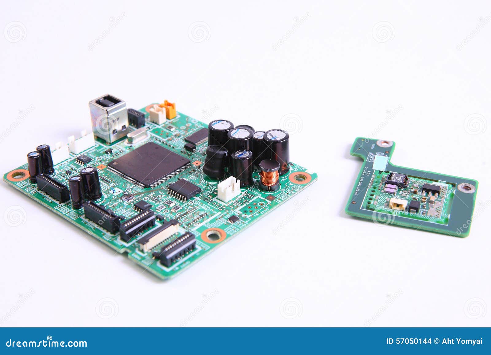 Computer Micro Circuit Board Stock Photo - Image of electric, mainboard ...