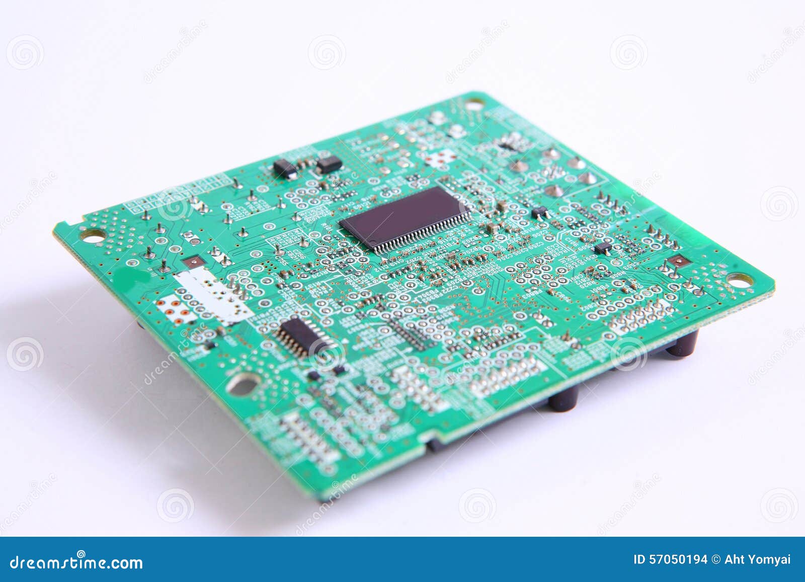 Computer Micro Circuit Board Stock Photo - Image of component ...