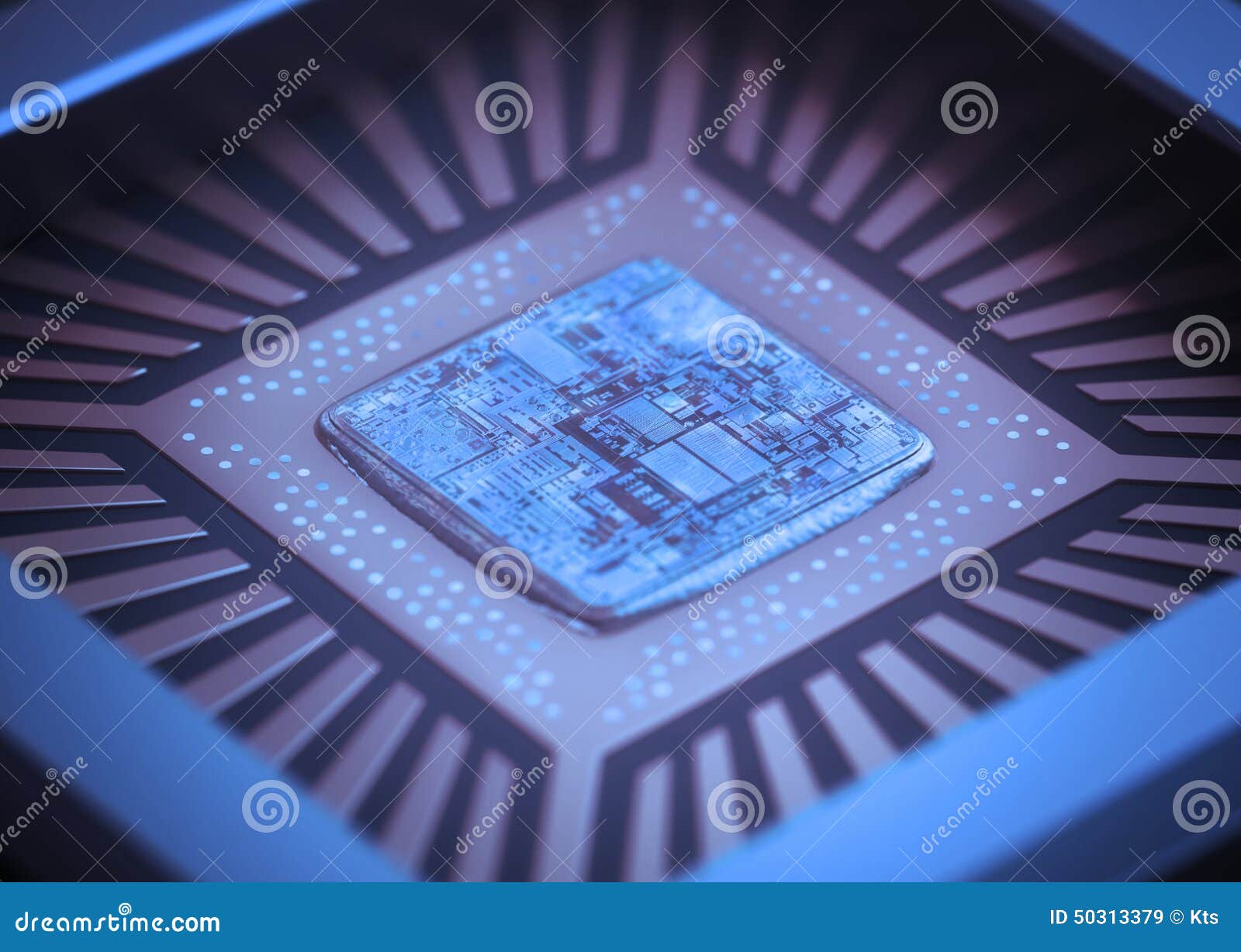Computer Microchip stock image. Image of digital, microelectronic ...