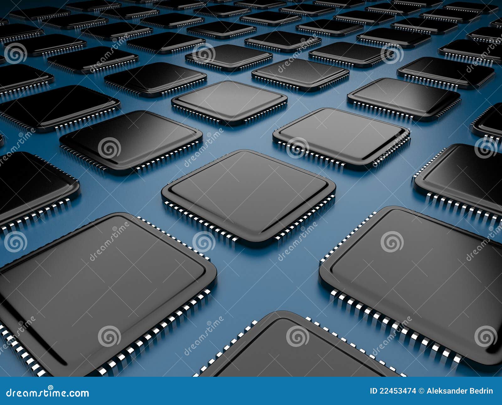 Computer microchip CPU 3D. stock illustration. Illustration of multi ... Computer microchip CPU 3D. stock illustration. Illustration of multi ...