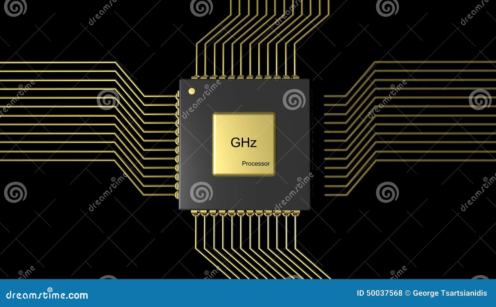 Computer microchip CPU stock illustration. Illustration of hardware ... Computer microchip CPU stock illustration. Illustration of hardware ...