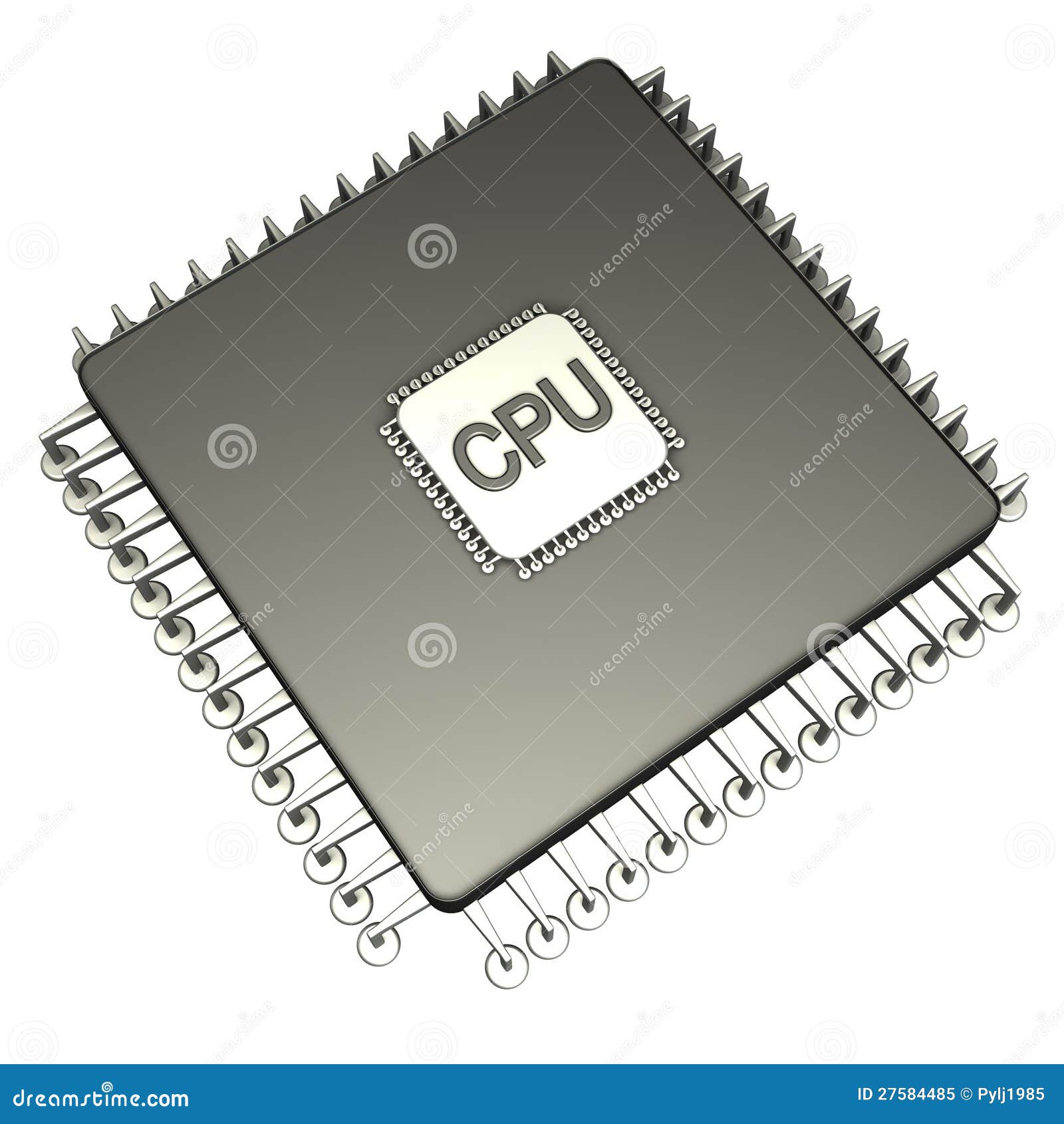 Computer Microchip CPU. Icon 3D Stock Illustration - Illustration of ... Computer Microchip CPU. Icon 3D Stock Illustration - Illustration of ...