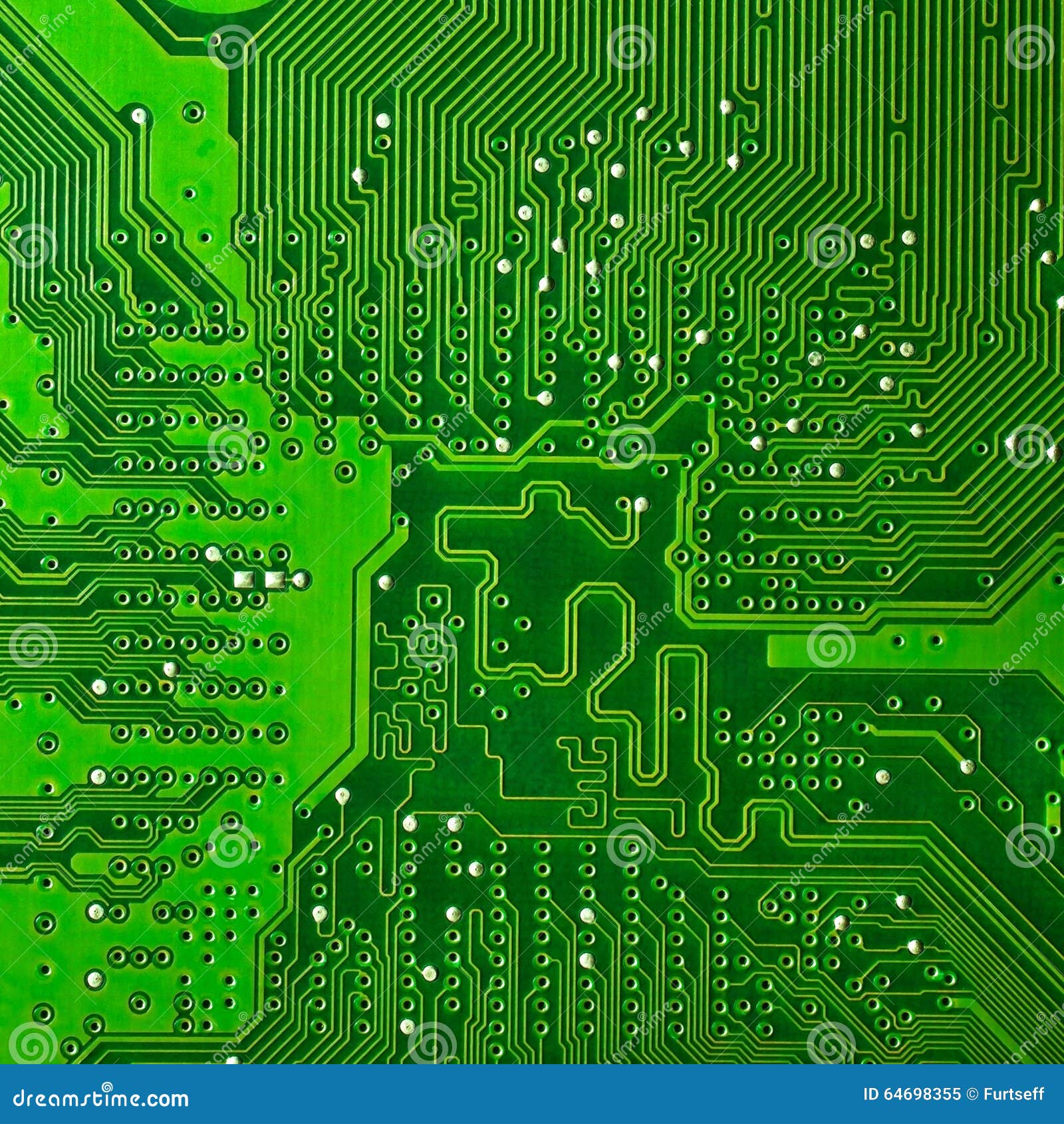 Computer microcircuit stock image. Image of line, technology - 64698355