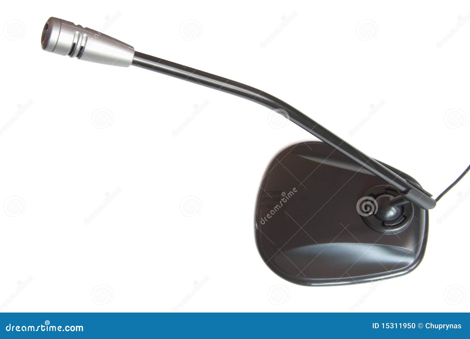 Computer microphone stock photo. Image of music, broadcasting - 15311950
