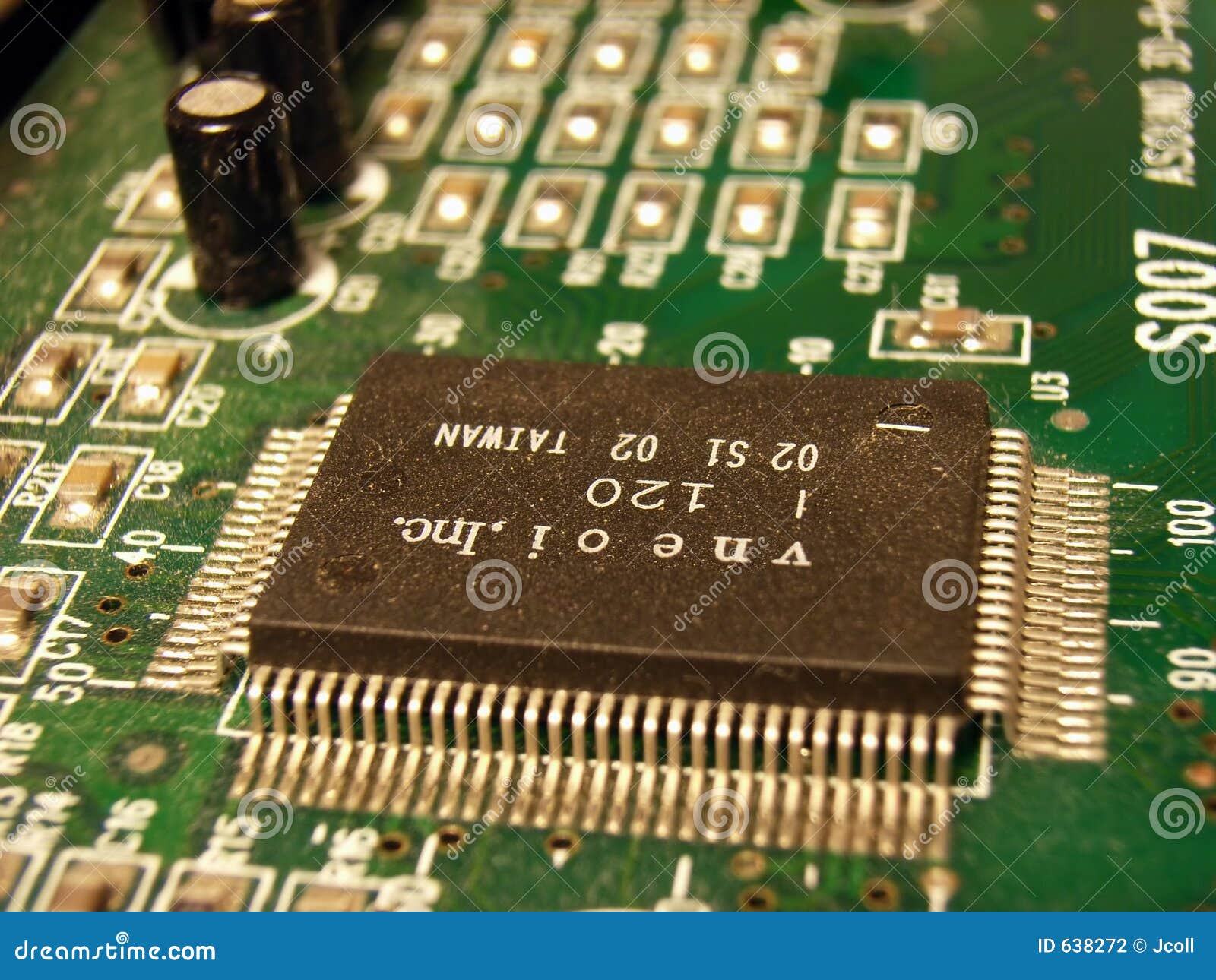 Computer-Mikrochip stockfoto. Bild von computer, technologie - 638272