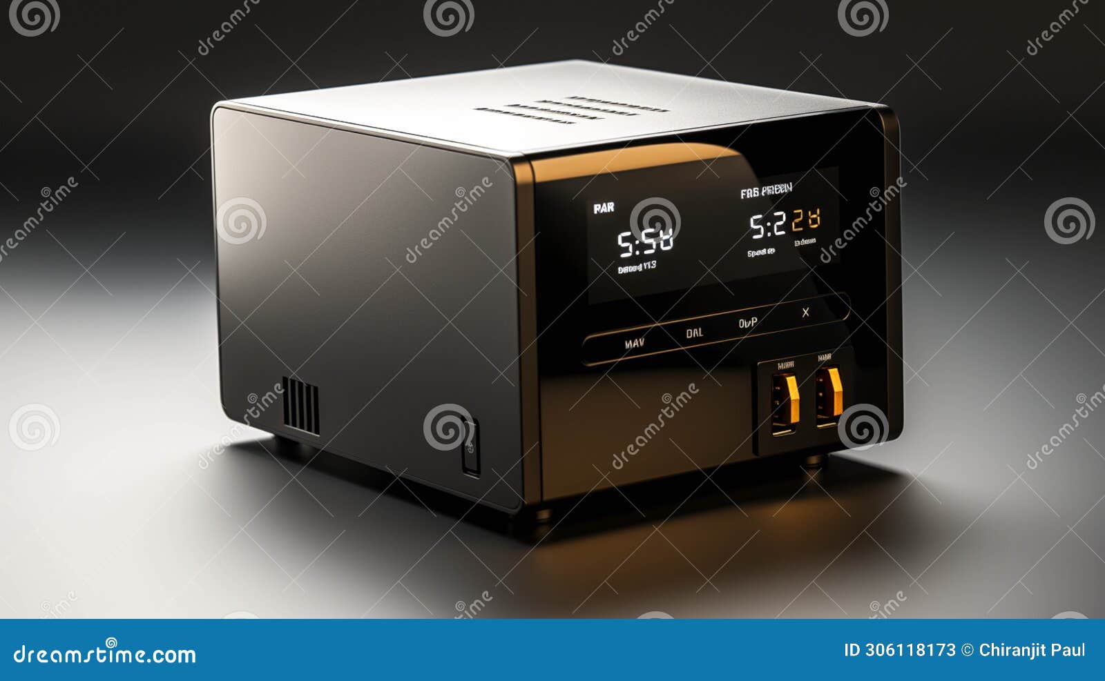 Computer Mini UPS Isolated on White Background Stock Image - Image of ...