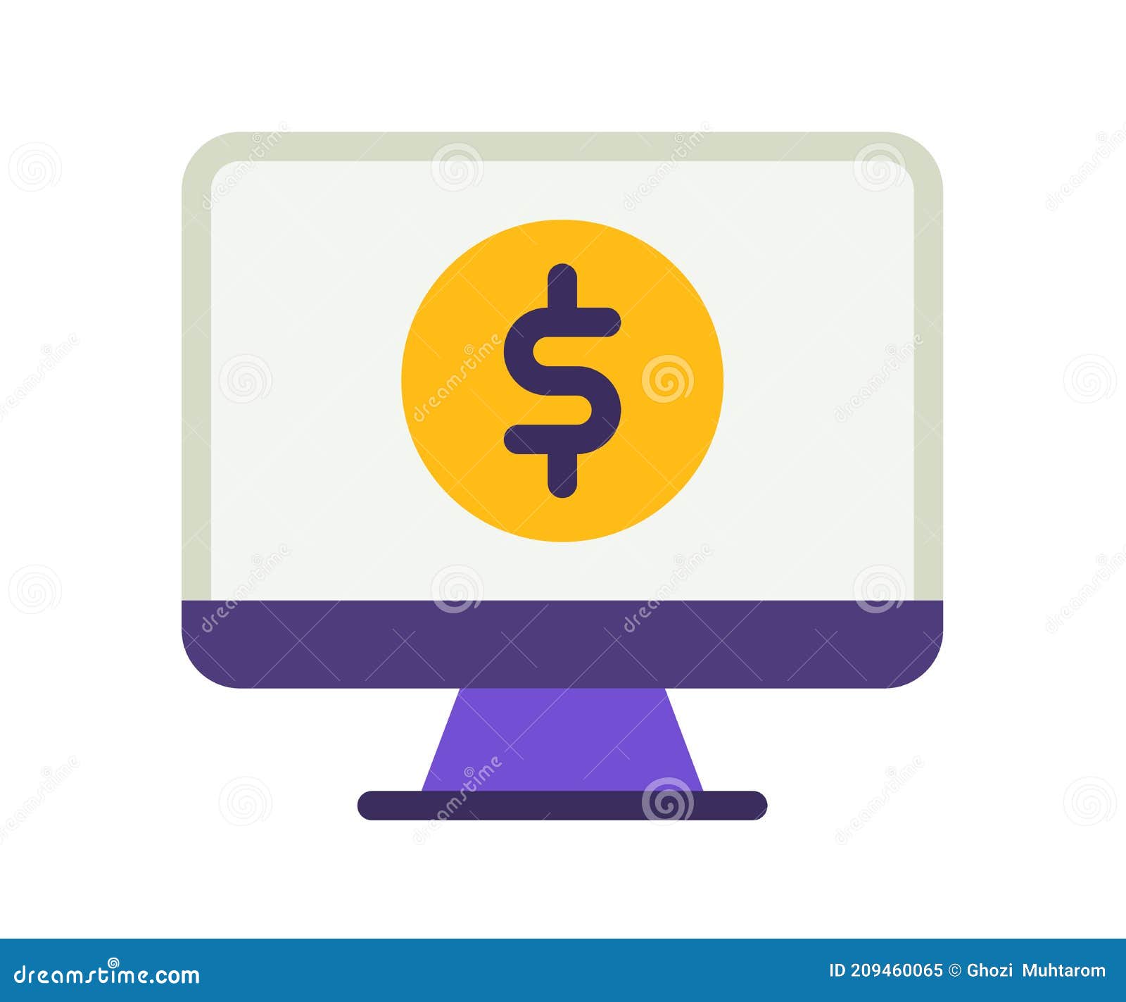 Monetize Icons Collection With Smooth Style Coloring Vector ...