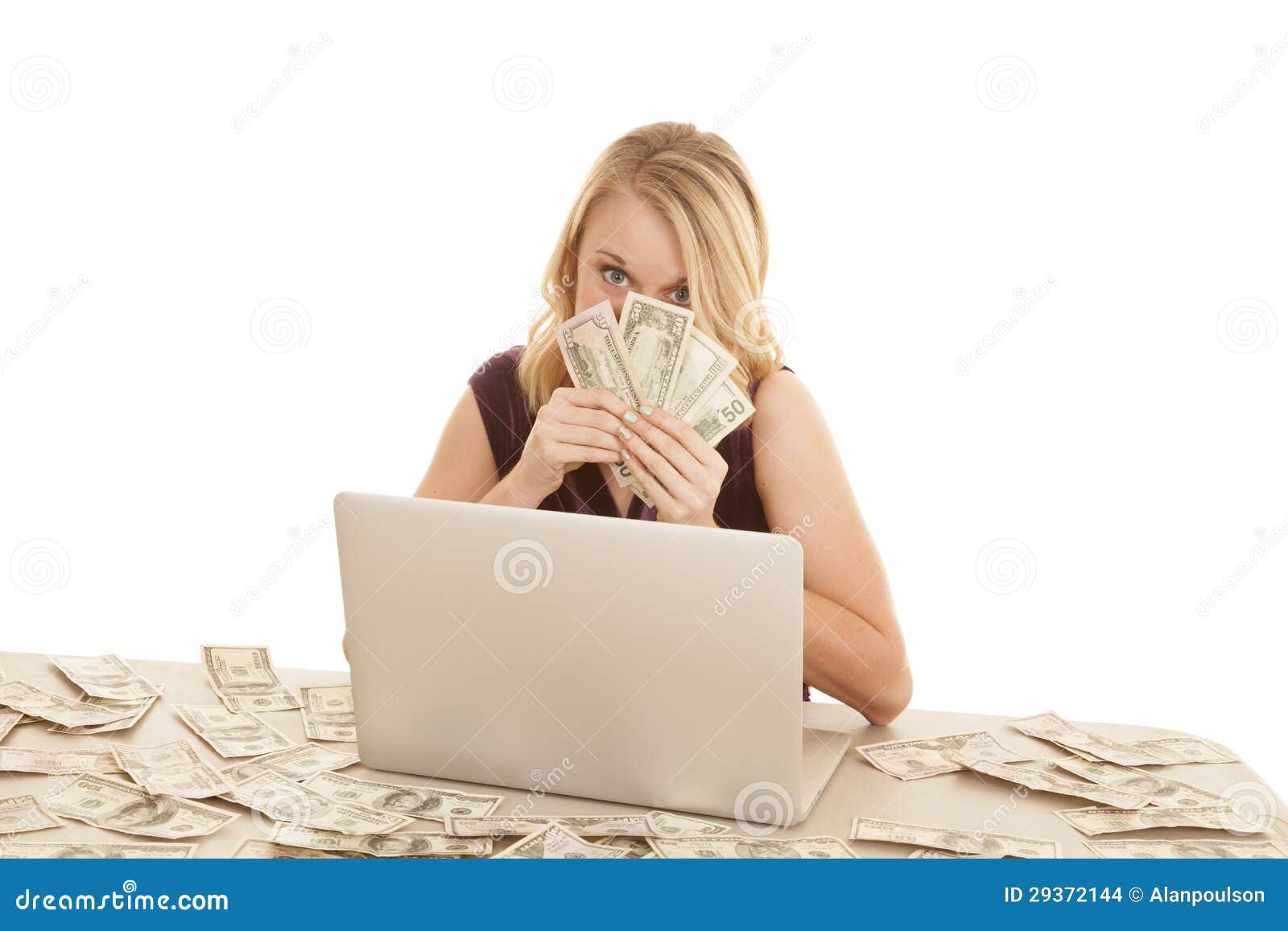 Computer money face stock photo. Image of fashion, light - 29372144