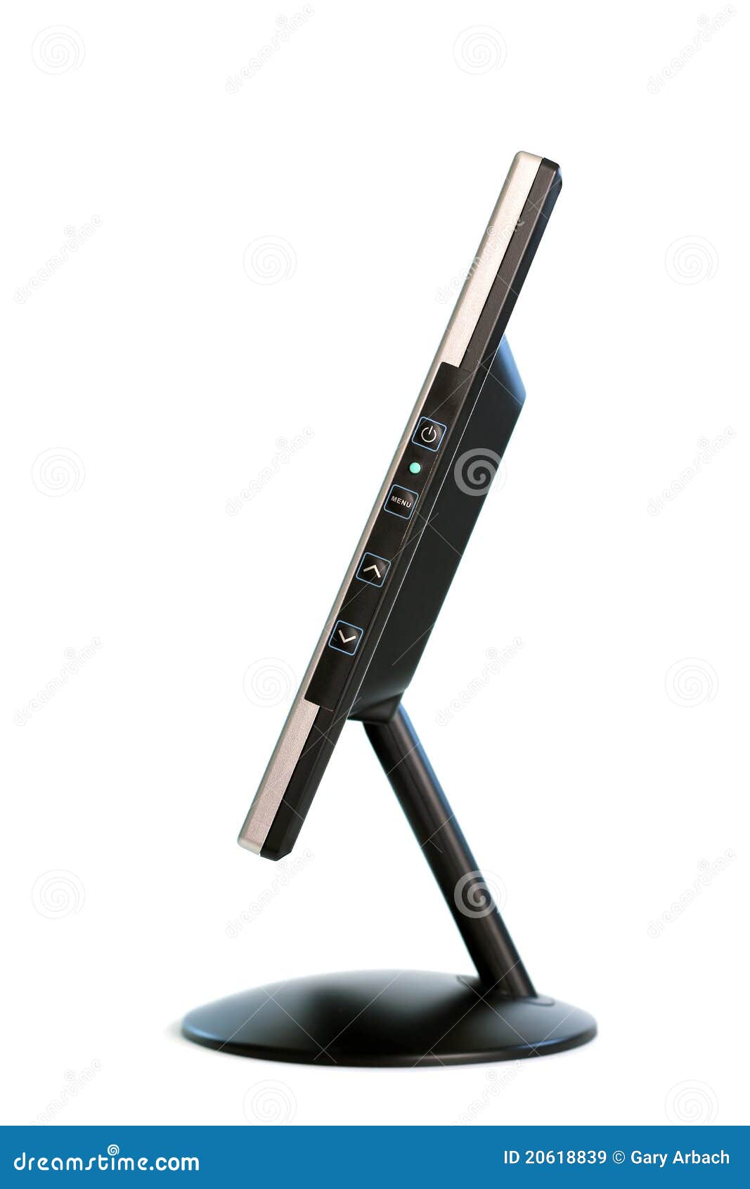 Computer Monitor stock image. Image of light, slant, white - 20618839