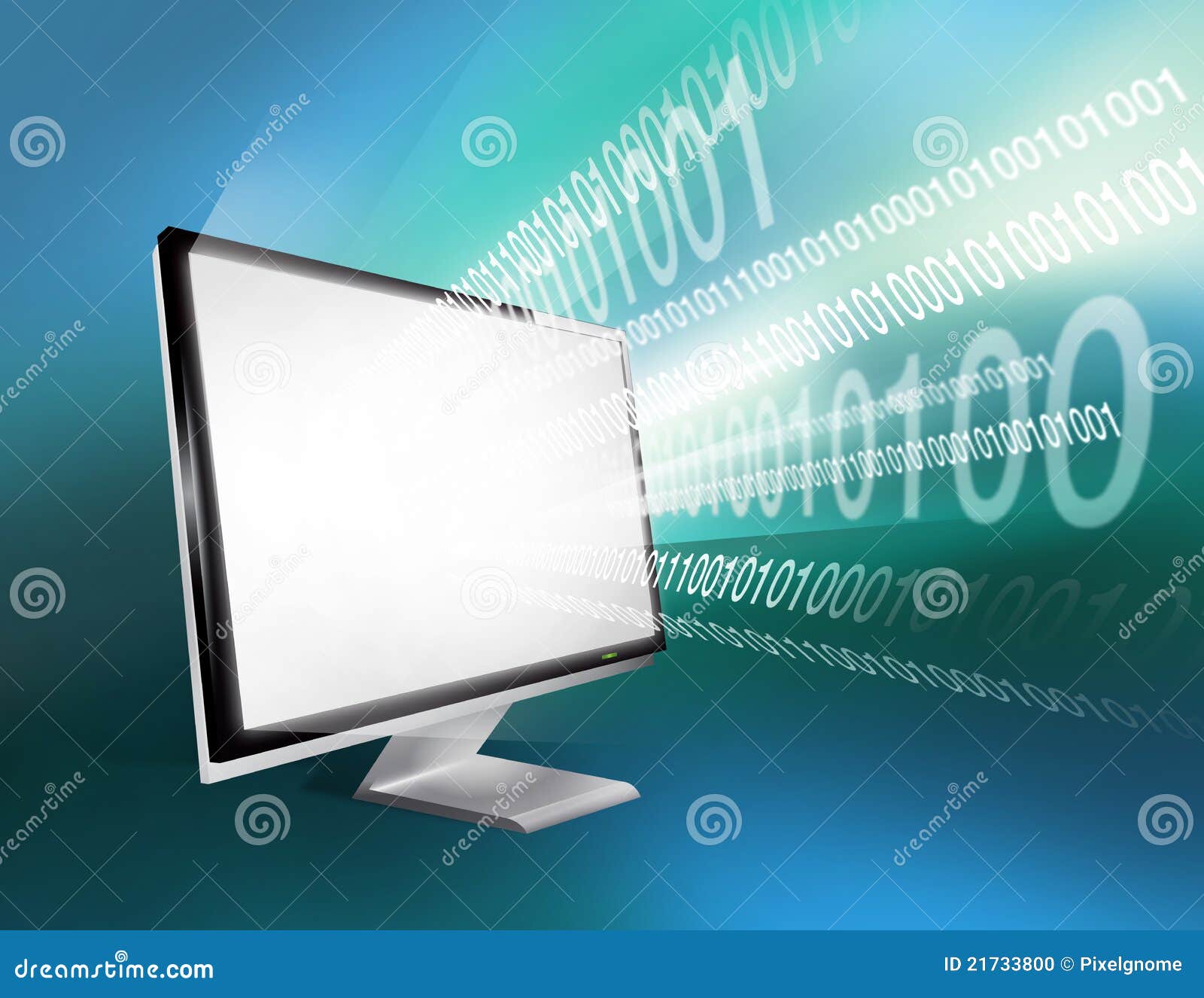 Computer monitor stock illustration. Illustration of business - 21733800